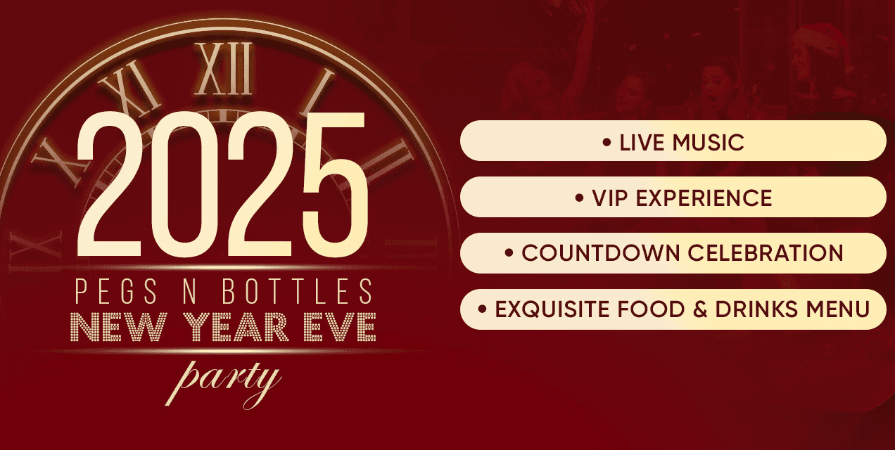 NYE Party 2025 | Pegs And Bottles