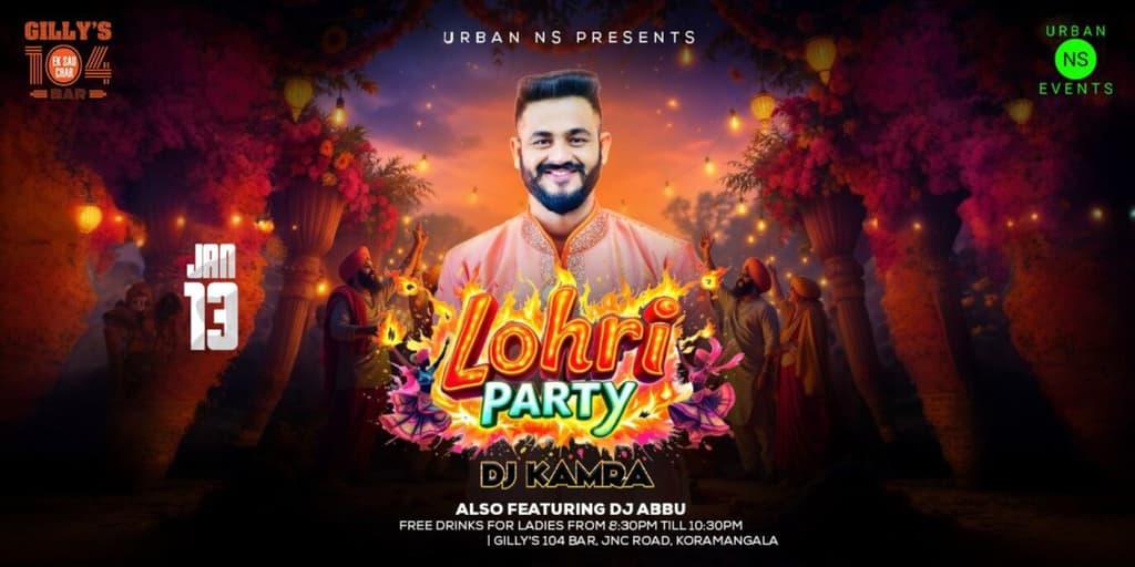 Home Bangalore Events Lohri Party Ft DJ Karma